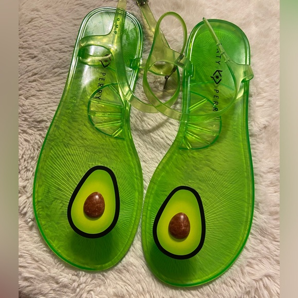 Katy Perry Collections | Shoes | New Katy Perry Avocado Jelly Sandals ...